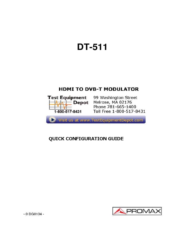 DT 511 Manual | PDF | Booting | Ip Address