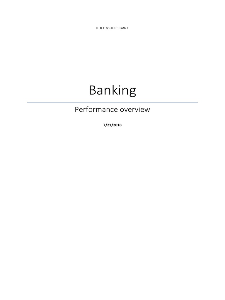 Banking: Performance Overview | PDF | Banks | Loans