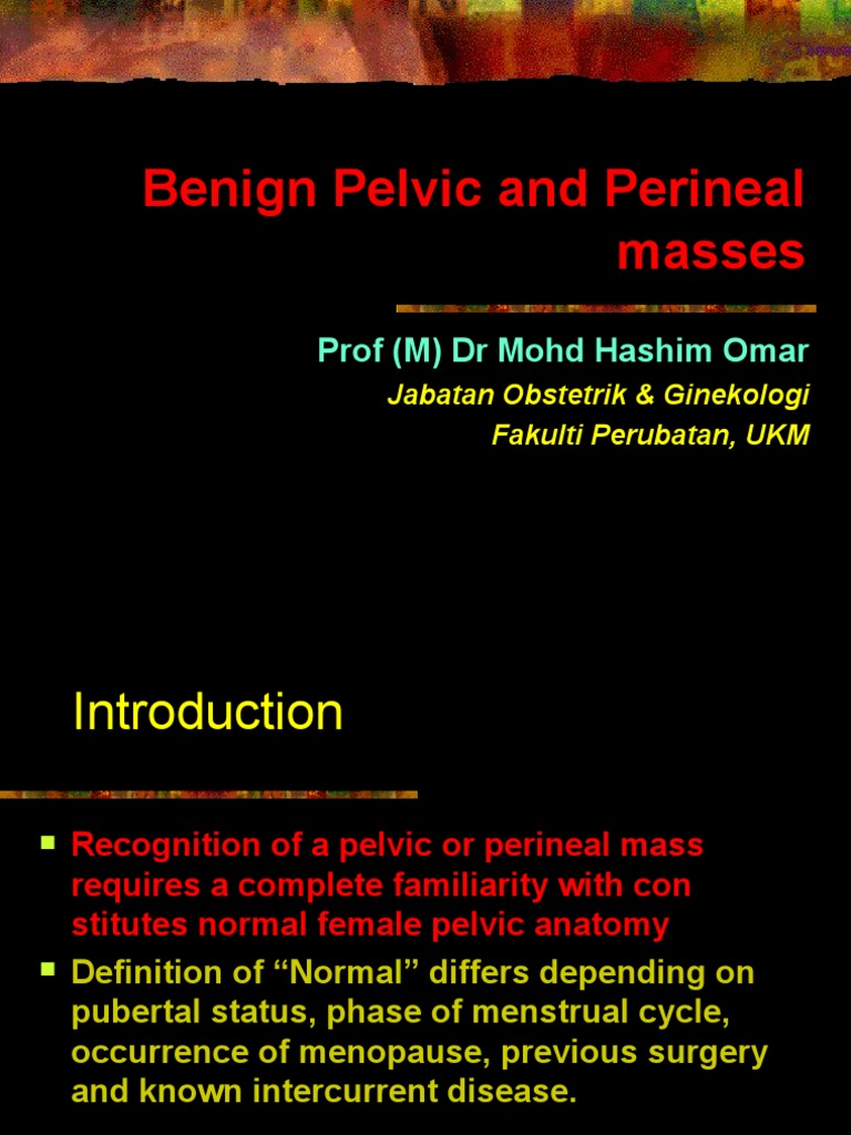Understanding Benign Pelvic and Perineal Masses: A Guide to Accurate ...