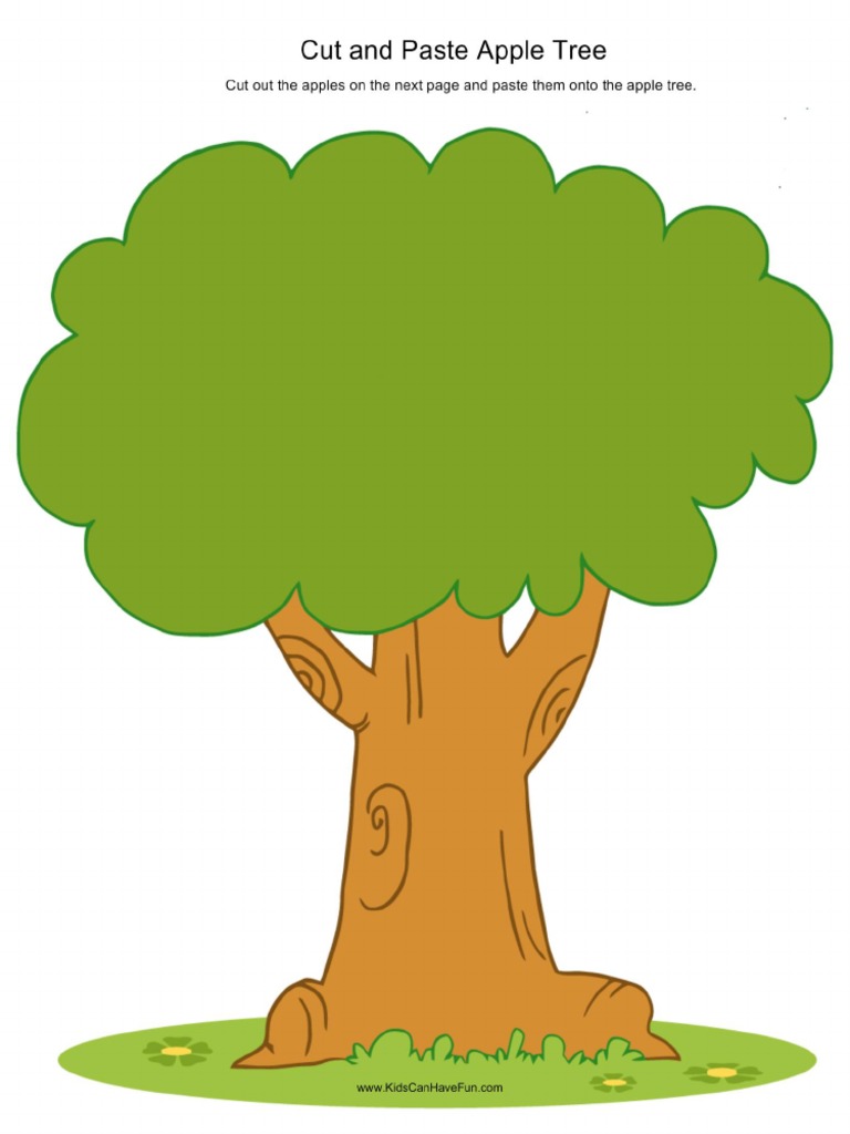 Cut and Paste Apple Tree PDF | PDF
