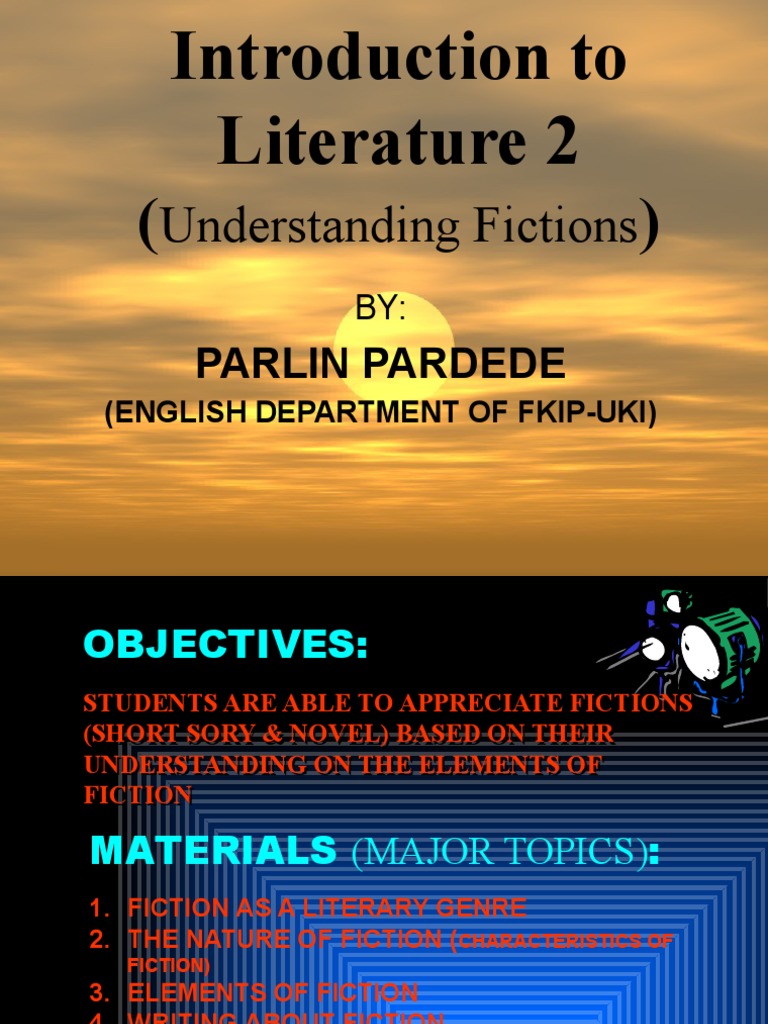 Understanding Fiction Elements and Analysis | PDF | Language Arts ...
