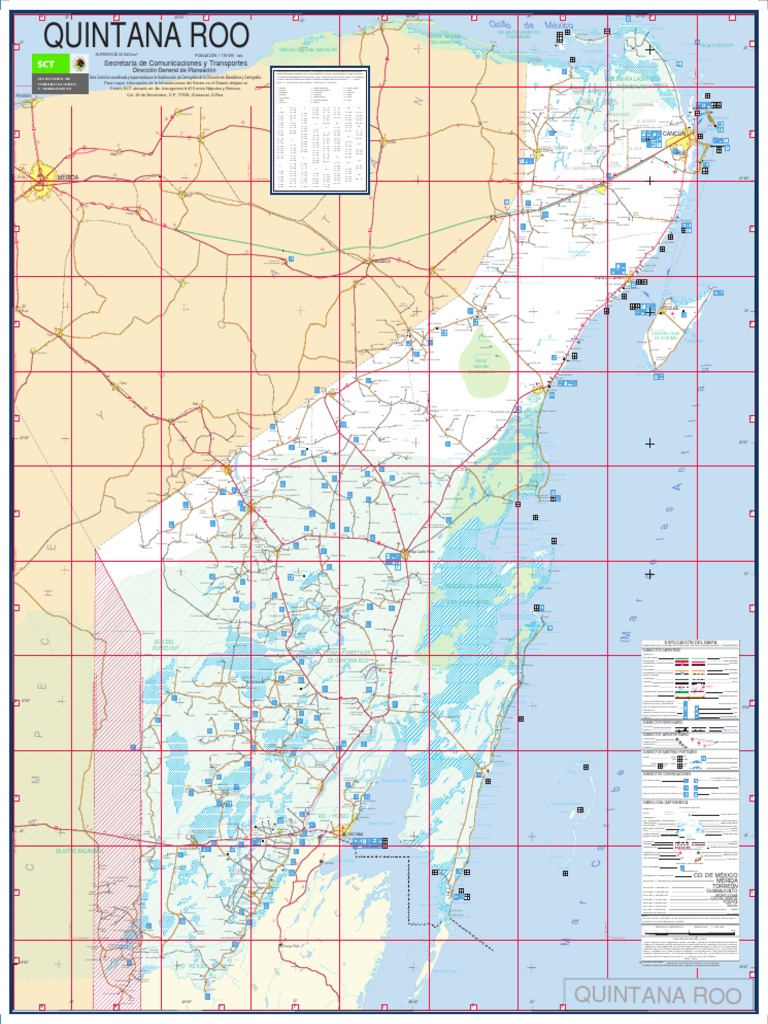Mapa de Quintana ROO | PDF | Quintana Roo | Geografía