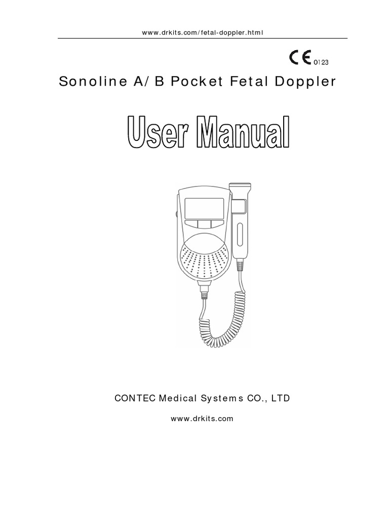 Manual Fetal Doppler Sonoline | PDF | Radio | Electromagnetic Interference
