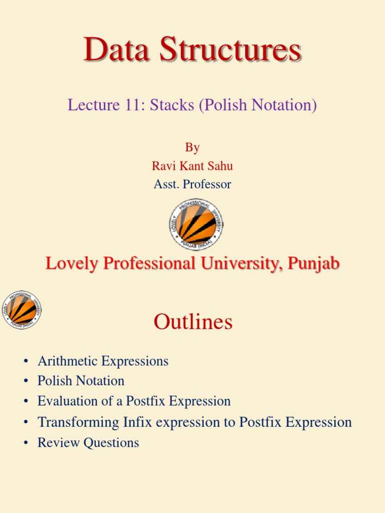 Stacks (Polish Notations) | PDF | Theoretical Computer Science | Areas Of Computer Science