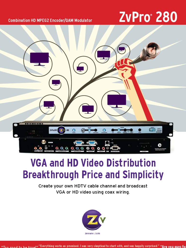 ZvPro280 Spec Sheet | PDF