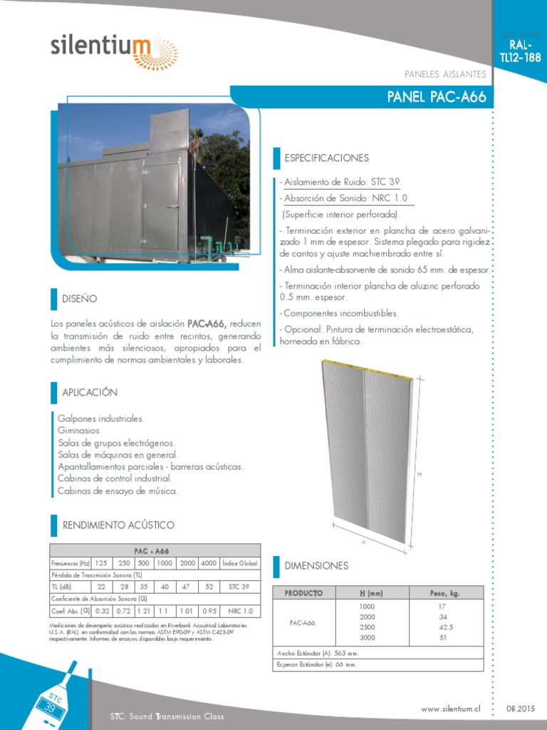 Ficha Panel Pac A66 | PDF | Naturaleza