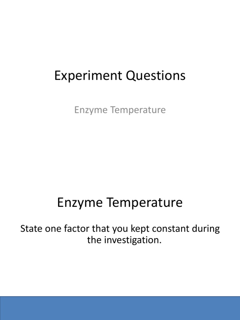 Enzyme Activity and Temperature Effects | PDF | Substrate (Chemistry ...