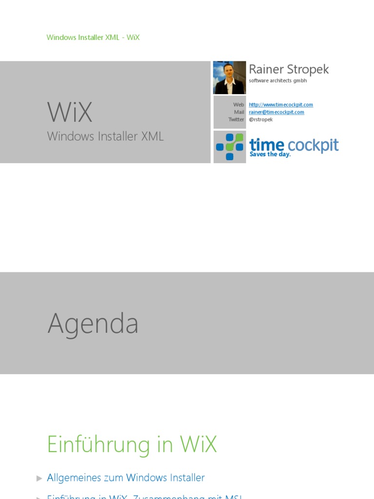 WiX - Installer Framework | PDF | Computer Architecture | Software ...
