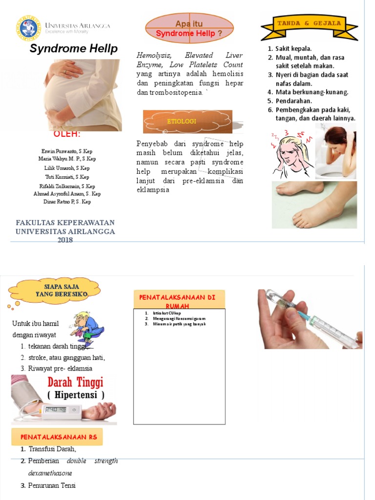 LEAFLET Sindrome Hellp | PDF