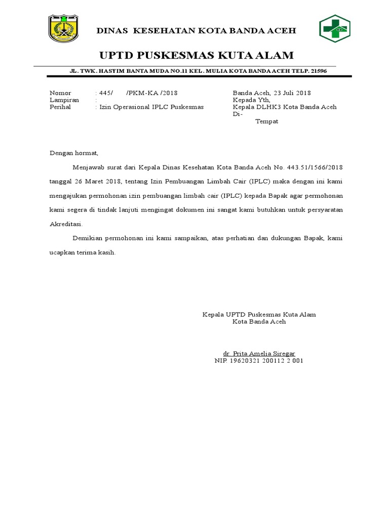 Izin Operasional IPLC | PDF