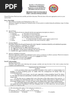 English NAT Reviewer for Grade 12 | PDF