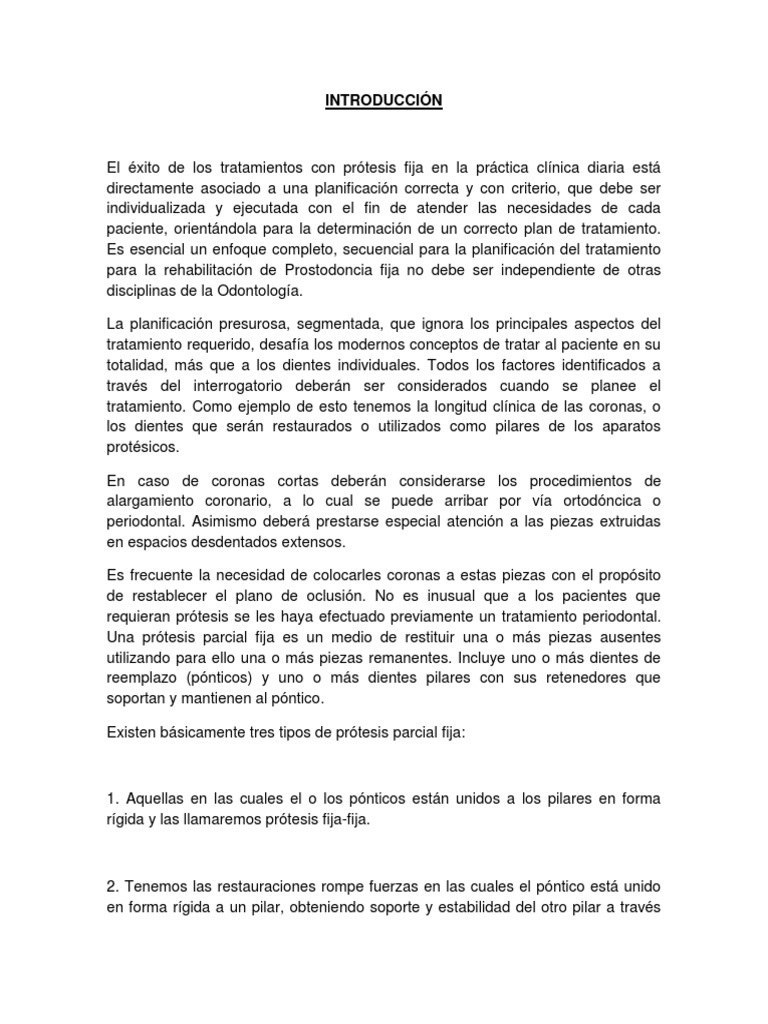 Protesis Fija Protocolo | Descargar gratis PDF | Dentadura postiza ...