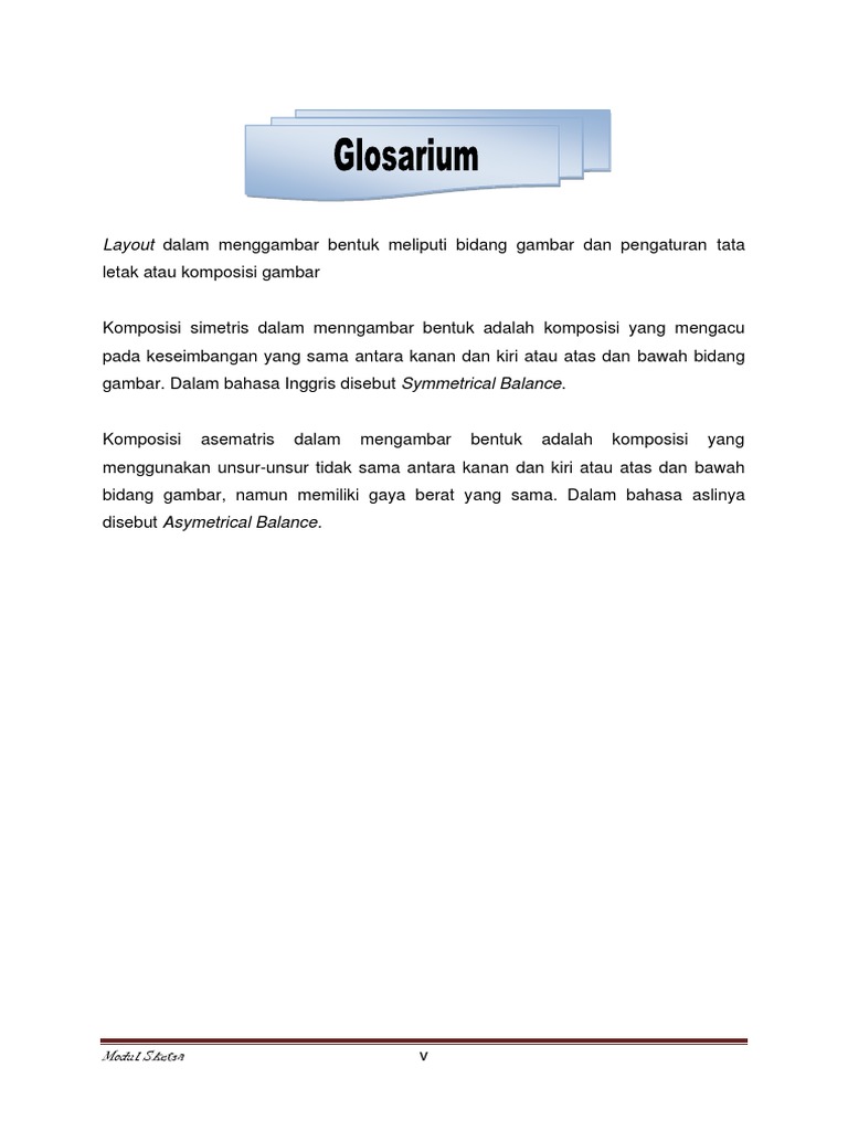 GLOSARIUM Modul | PDF