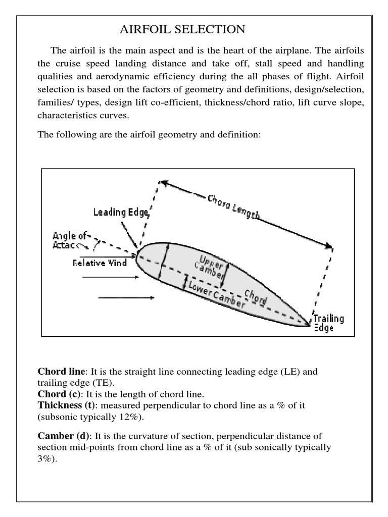 Airfoil Selection | PDF | Airfoil | Wing