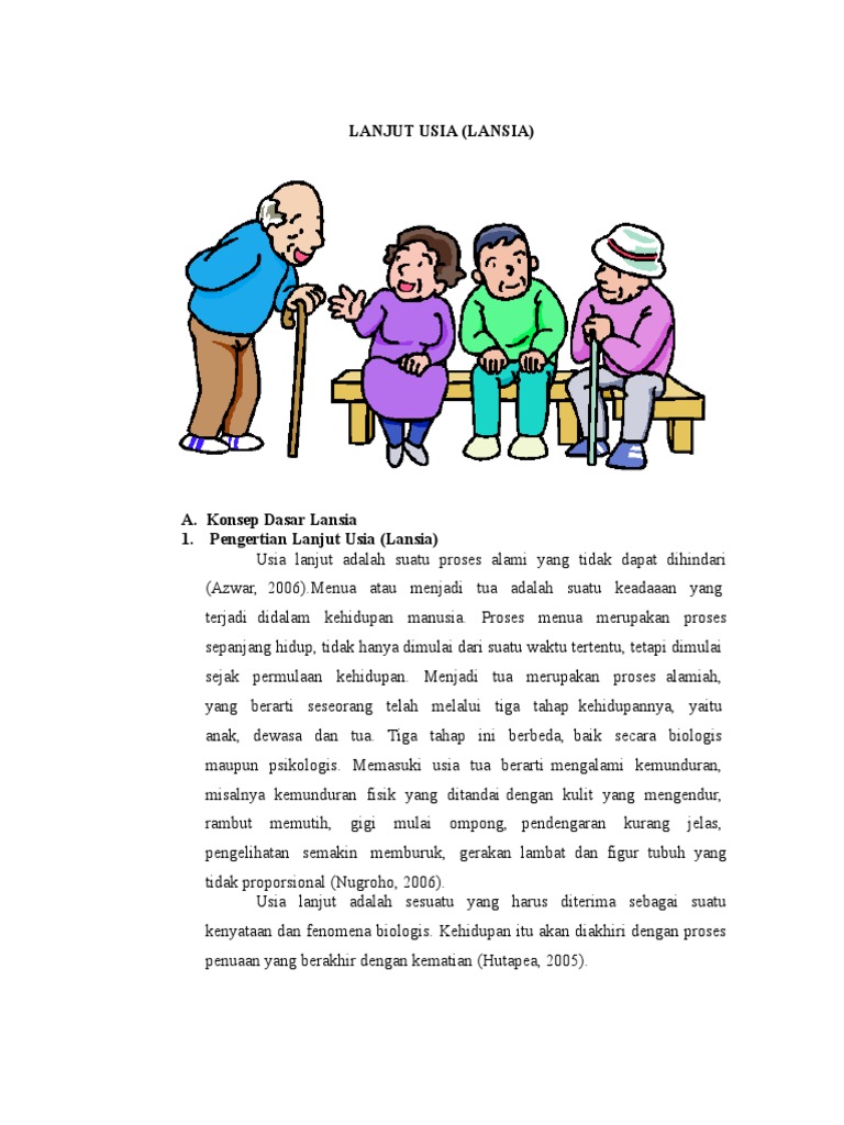 Konsep Dasar Lansia | PDF | Gaya Hidup