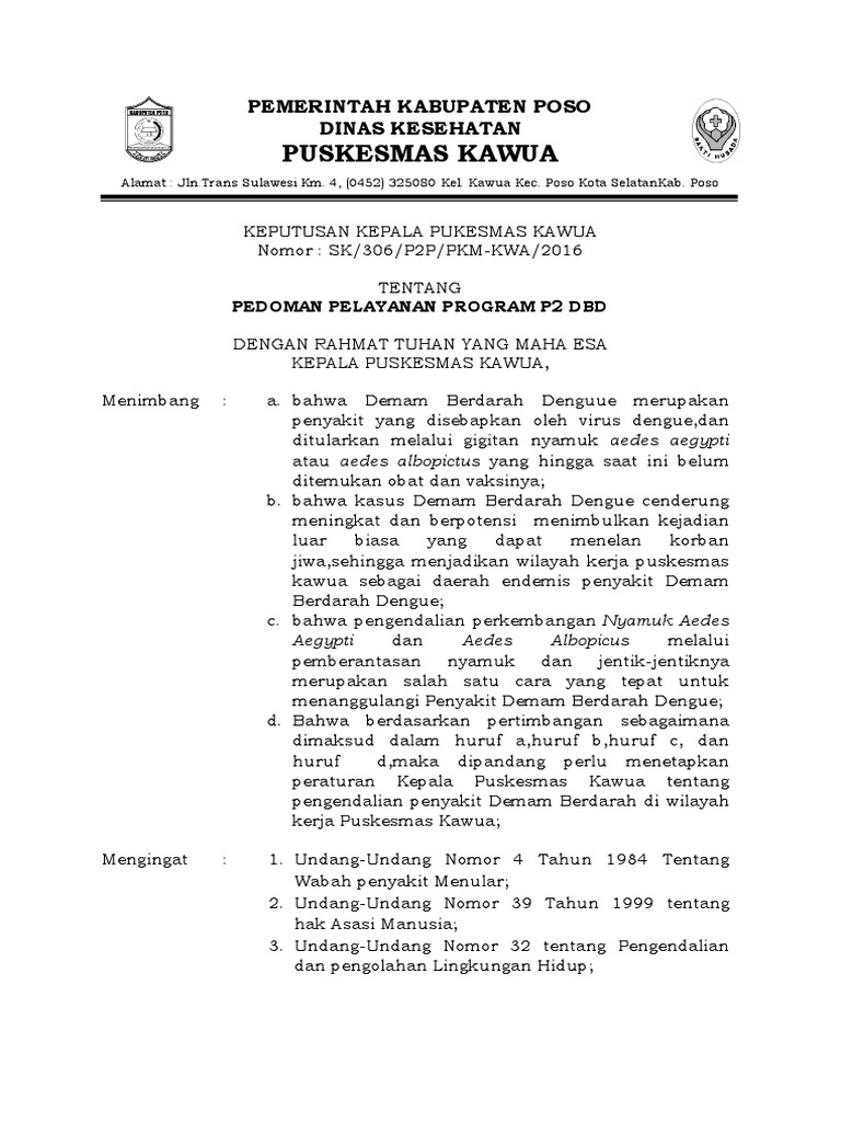 Pedoman Program DBD | PDF