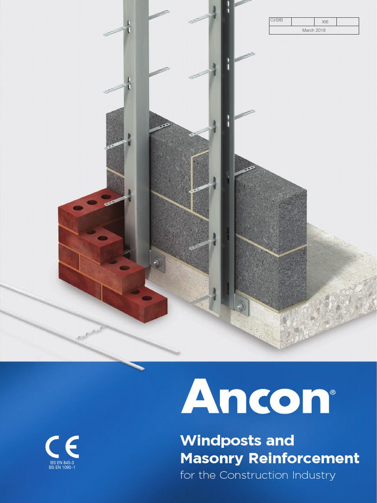 Ancon Windposts Brochure | PDF | Masonry | Beam (Structure)