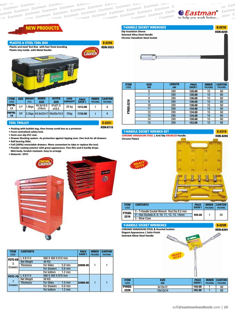 Eastman Revisednewpriccelist 11 20 | PDF | Metalworking | Metals