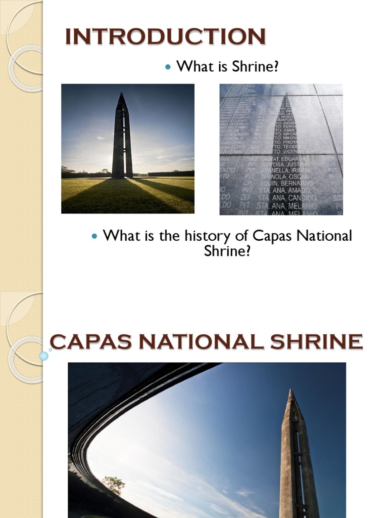Capas National Shrine - Philippine History | PDF