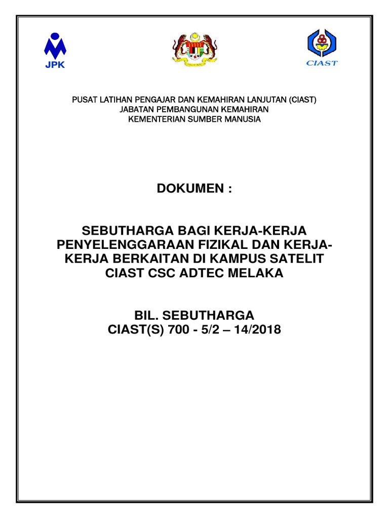 Contoh Quotation Untuk Kerja Pembelian Tanah - Jane Scott