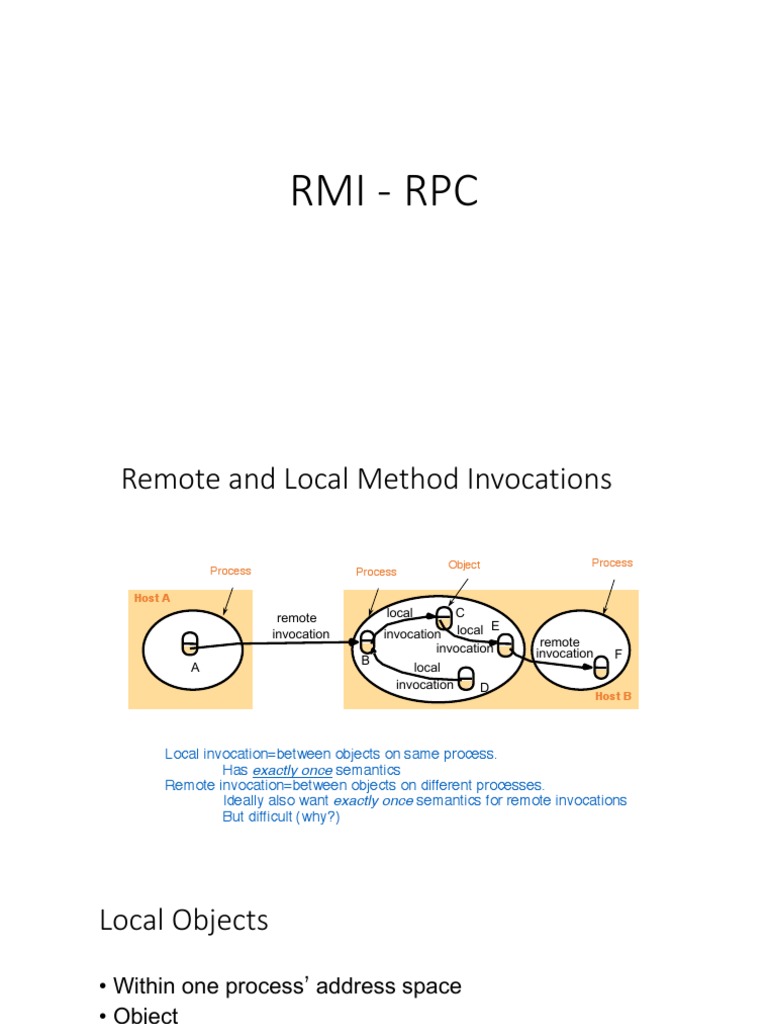 Rmi - RPC | PDF | Soap | Object (Computer Science) Rmi - RPC | PDF | Soap | Object (Computer Science)