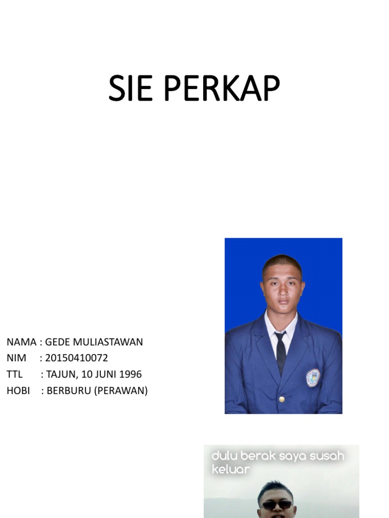 Biodata Perkap | PDF