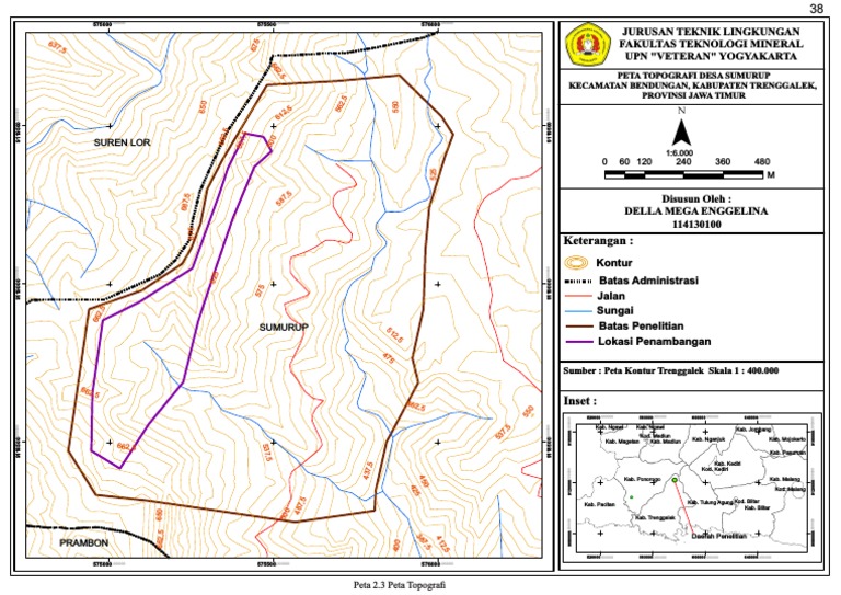 Peta Topografi | PDF