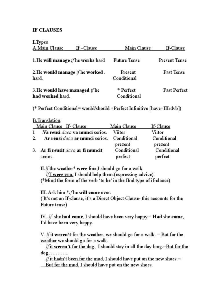 If Clauses | PDF