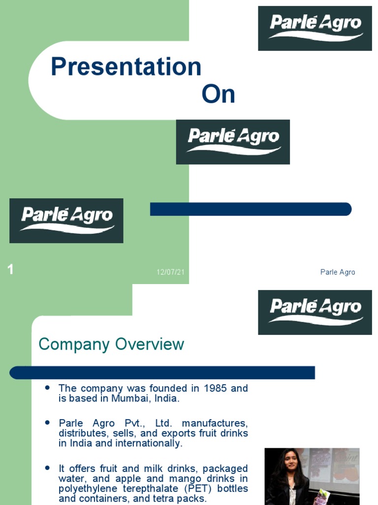 Parle Agro Company Overview and Products | PDF | Drink