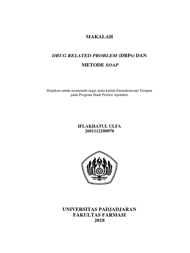 Drug Related Problem Dan SOAP Word | PDF