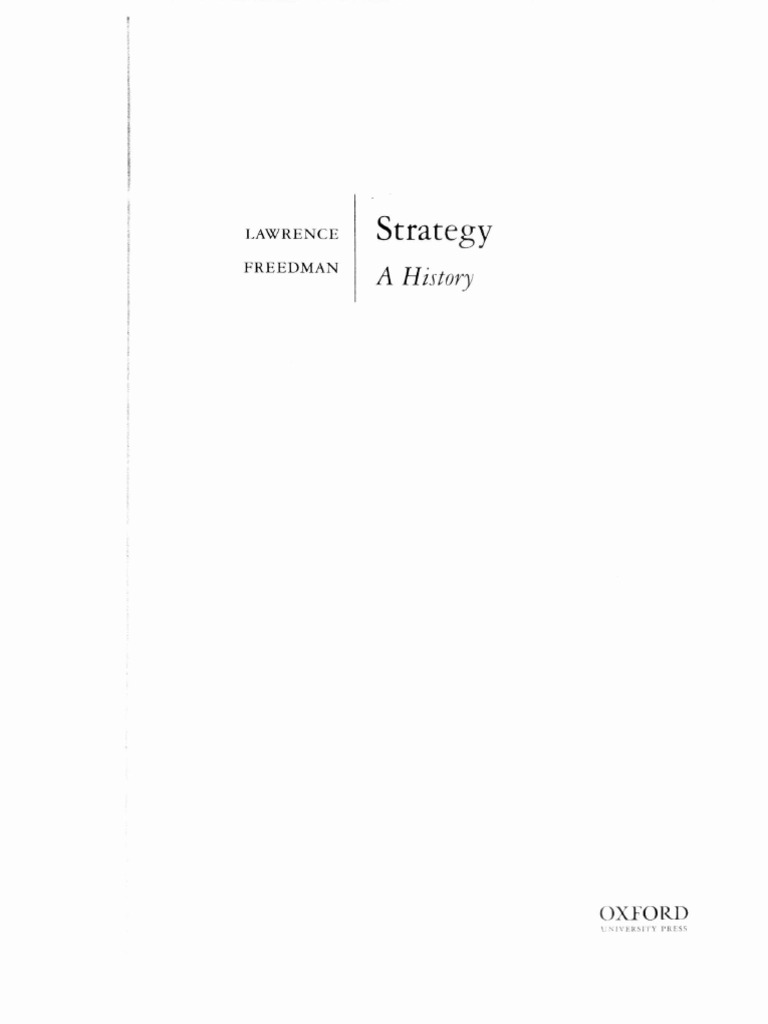 Strategy A History | PDF | Chimpanzee | Strategic Management
