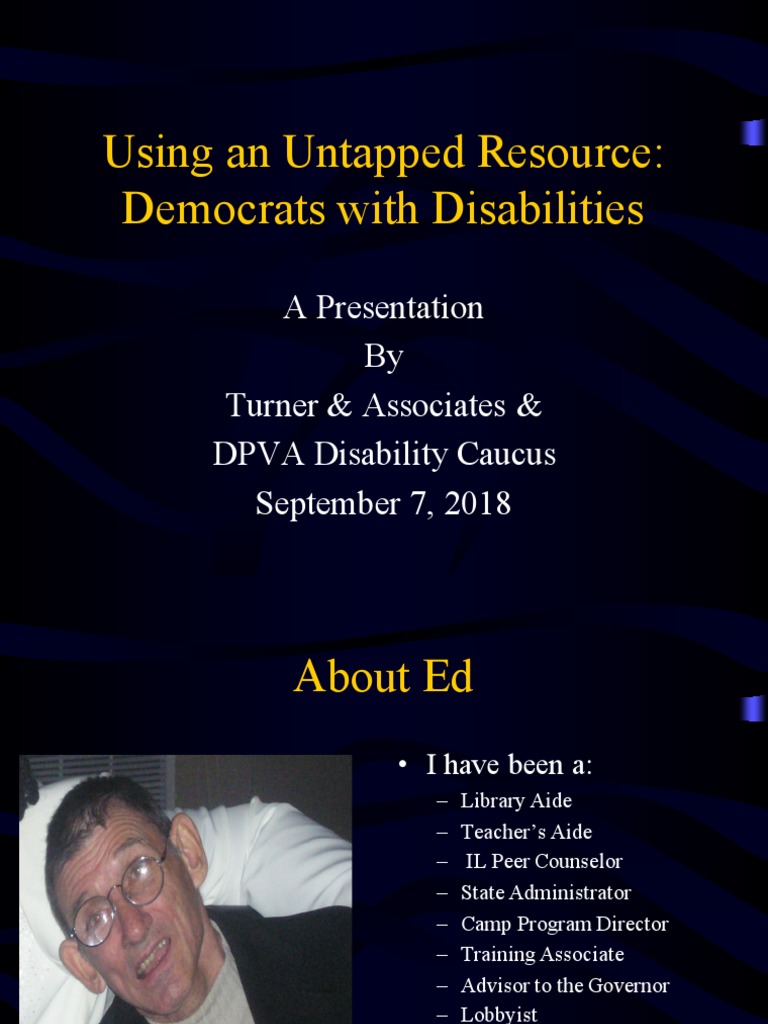 Disability Caucus Sensitivity Training | PDF | Hearing Loss | Disability