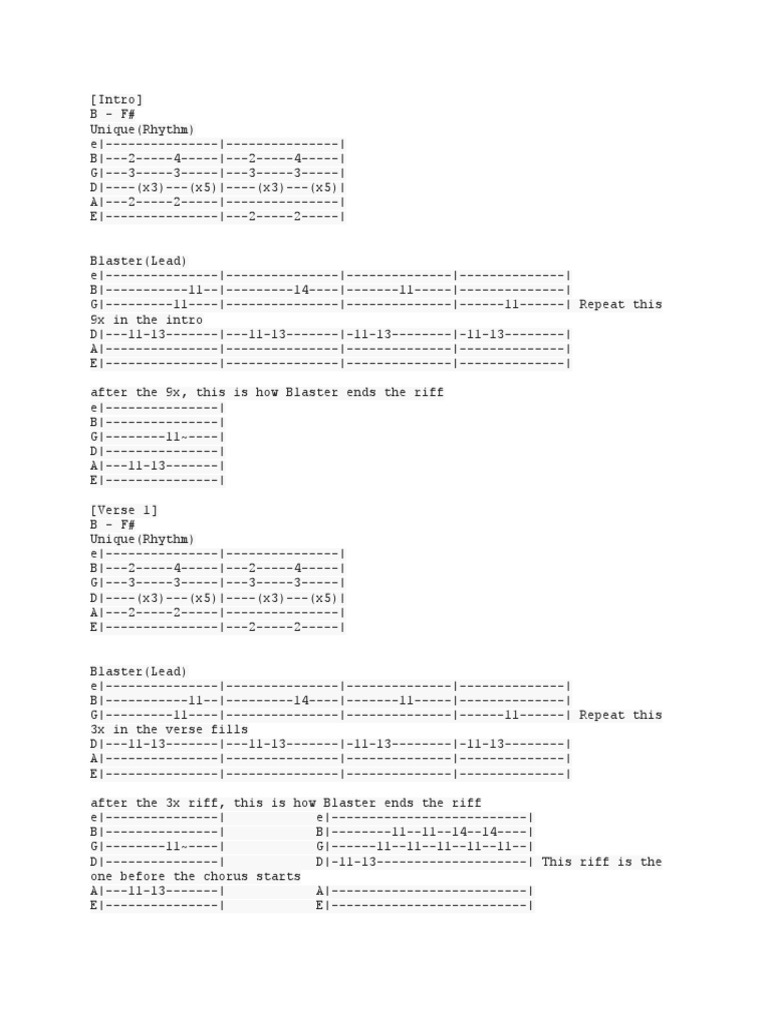 Mundo Guitar Tabs | PDF | Song Structure | Songs