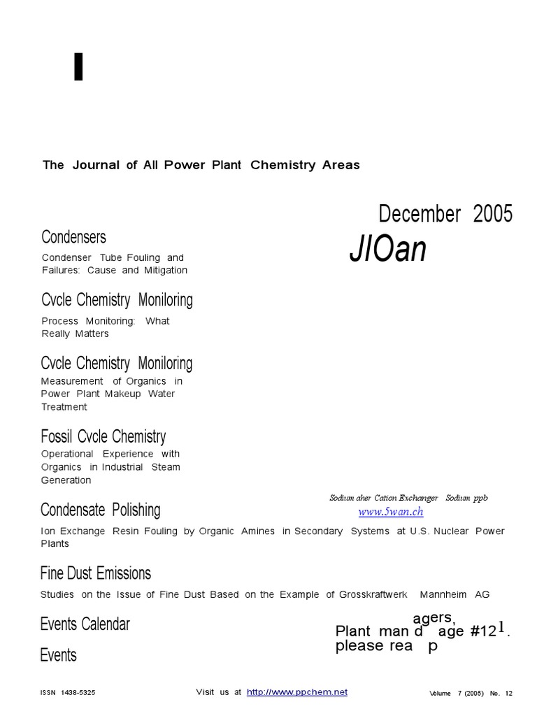 Condenser Tube Fouling and Failure | PDF | Corrosion | Magnesium