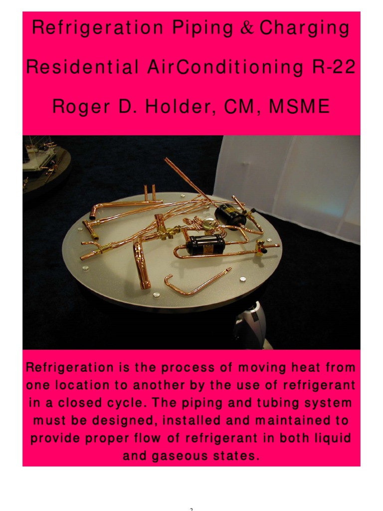 Refrigeration Piping | PDF | Air Conditioning | Refrigeration