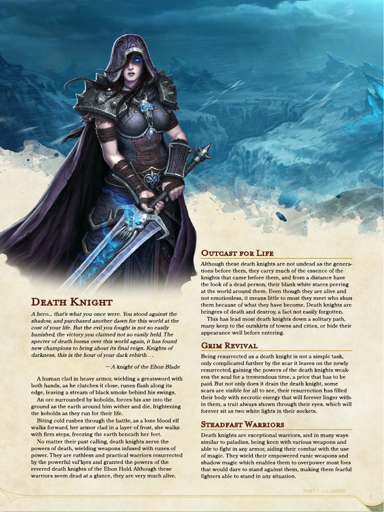 Prestige Class - Death Knight | PDF