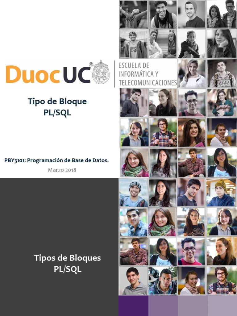 Tipos de Bloque PL SQL | PDF | Pl / Sql | Variable (informática)