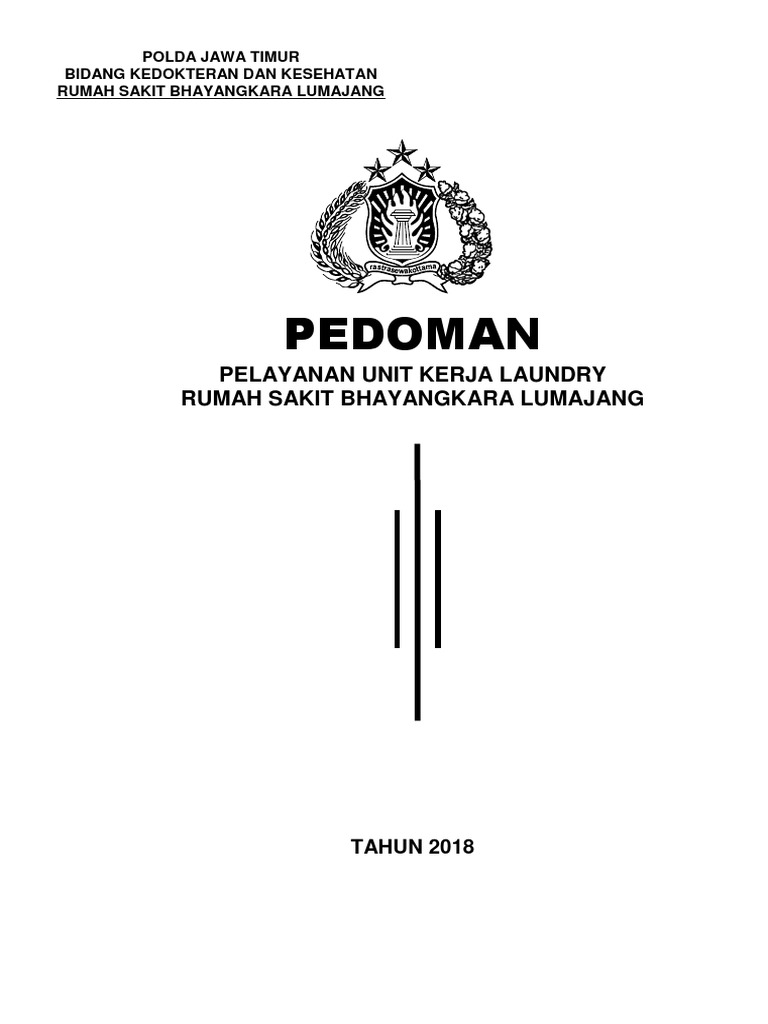 Pedoman Pelayanan Unit Kerja Laundry | PDF