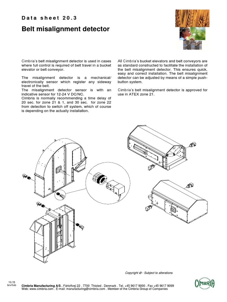 Belt Misalignment Detector 20 3 PDF | PDF | Sensor | Elevator