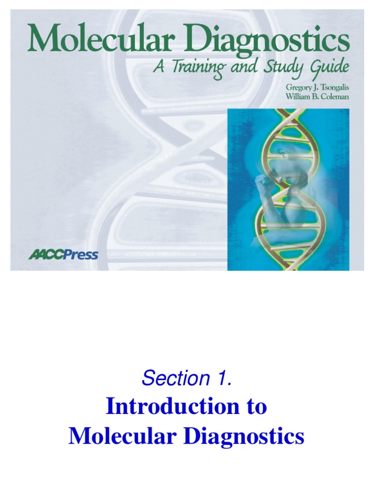 Sec 01 Introduction to Molecular Diagnostics.ppt | Molecular Biology ...