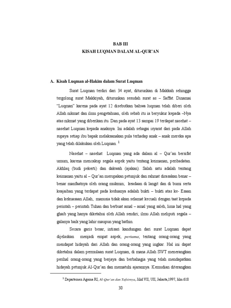 Kisah Luqman | PDF