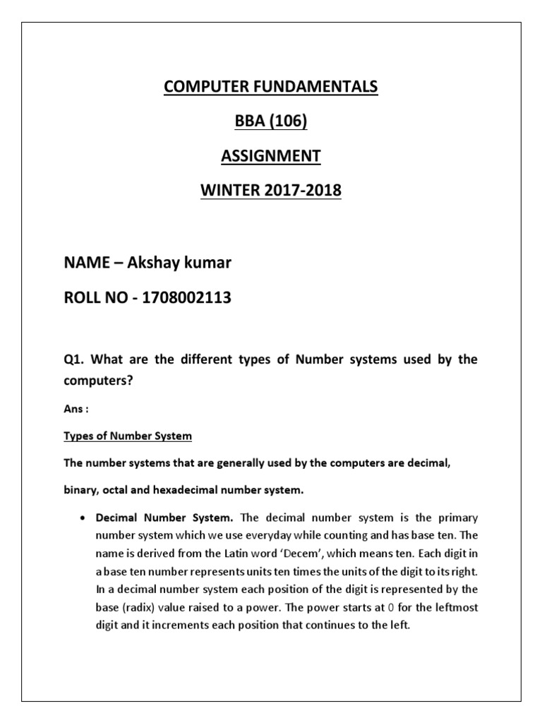 Computer Fundamentals Akshay | PDF | Computing | Software Computer Fundamentals Akshay | PDF | Computing | Software