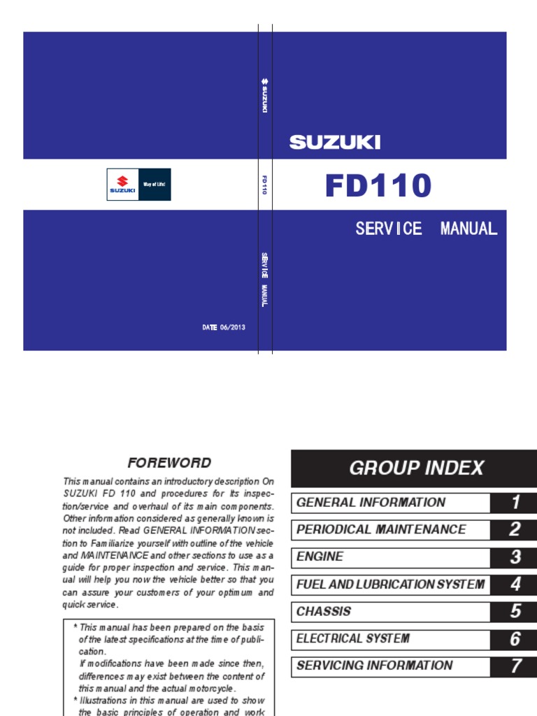 FD110 L3L4 | PDF | Tire | Carburetor