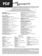 Editorial-Board 2022 Waste-Management | PDF | Engineering | Science