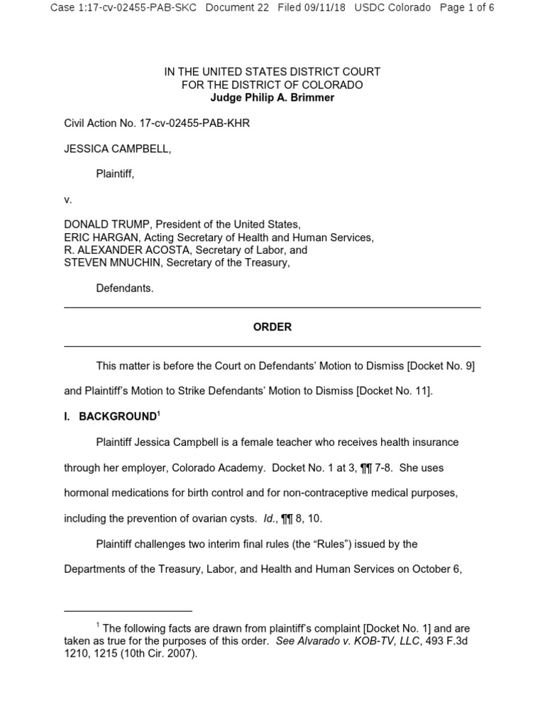 Motion To Dismiss Granted | PDF | Standing (Law) | Complaint