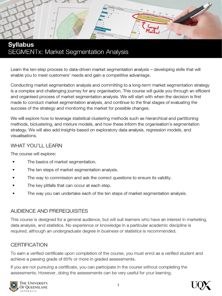What You'Ll Learn | PDF | Market Segmentation | Statistics