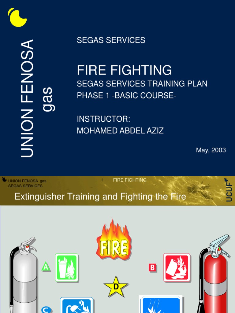 Fire Fighting Training Overview | PDF | Firefighting | Fires