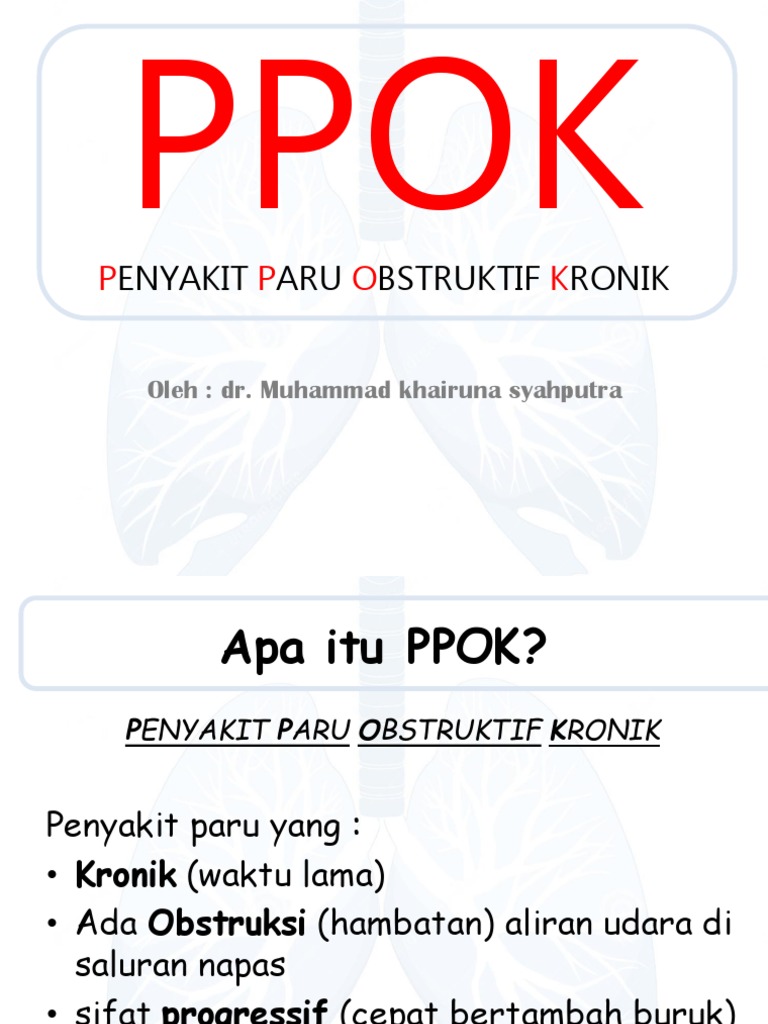 Penyuluhan PPOK | PDF