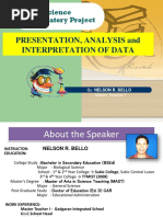 Presentation of Data Analysis and Interpretation | PDF | Statistics ...