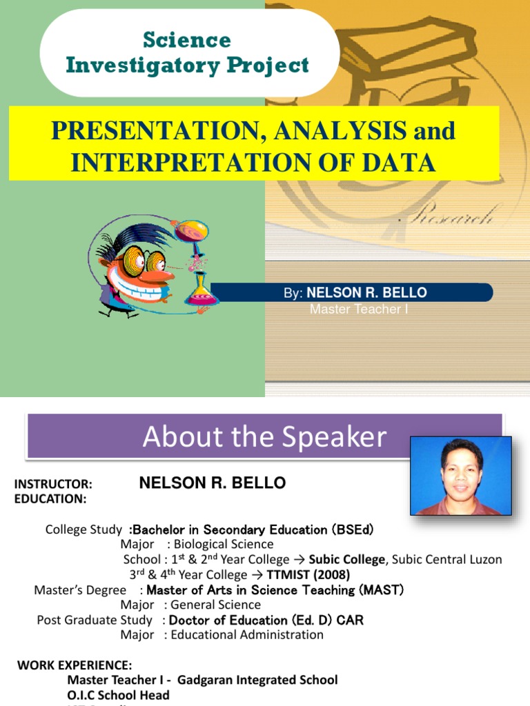 Data Analysis And Interpretation Examples